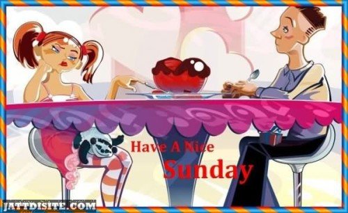 Have A Nice Sunday Cartoon Graphic – JattDiSite.com